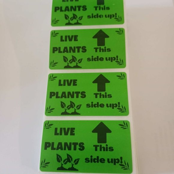 Hand Crafted | Office | 0 Live Plants Shipping Labels Thermal Packaging ...